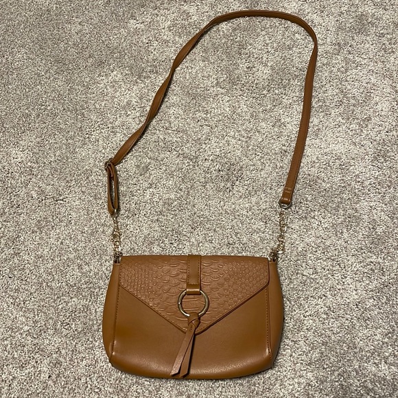 Primark | Bags | Tan Leather Crossbody | Poshmark